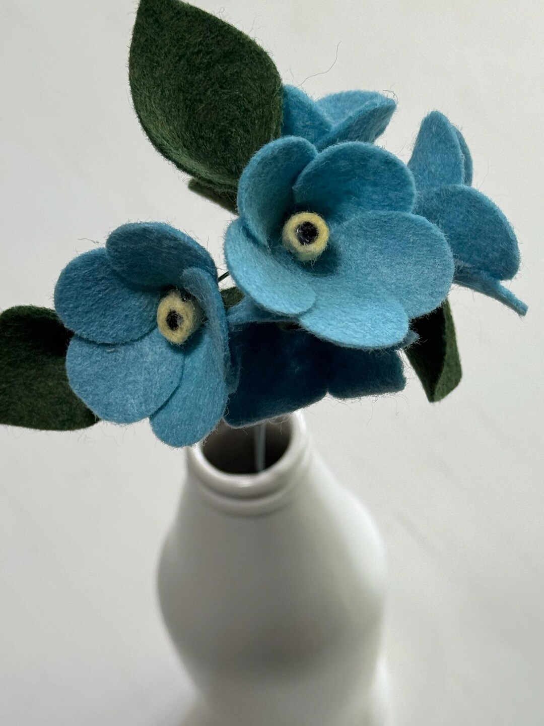 Forget-me-not Felt Floral Stem for Memorial Day, Remembrance Day ...
