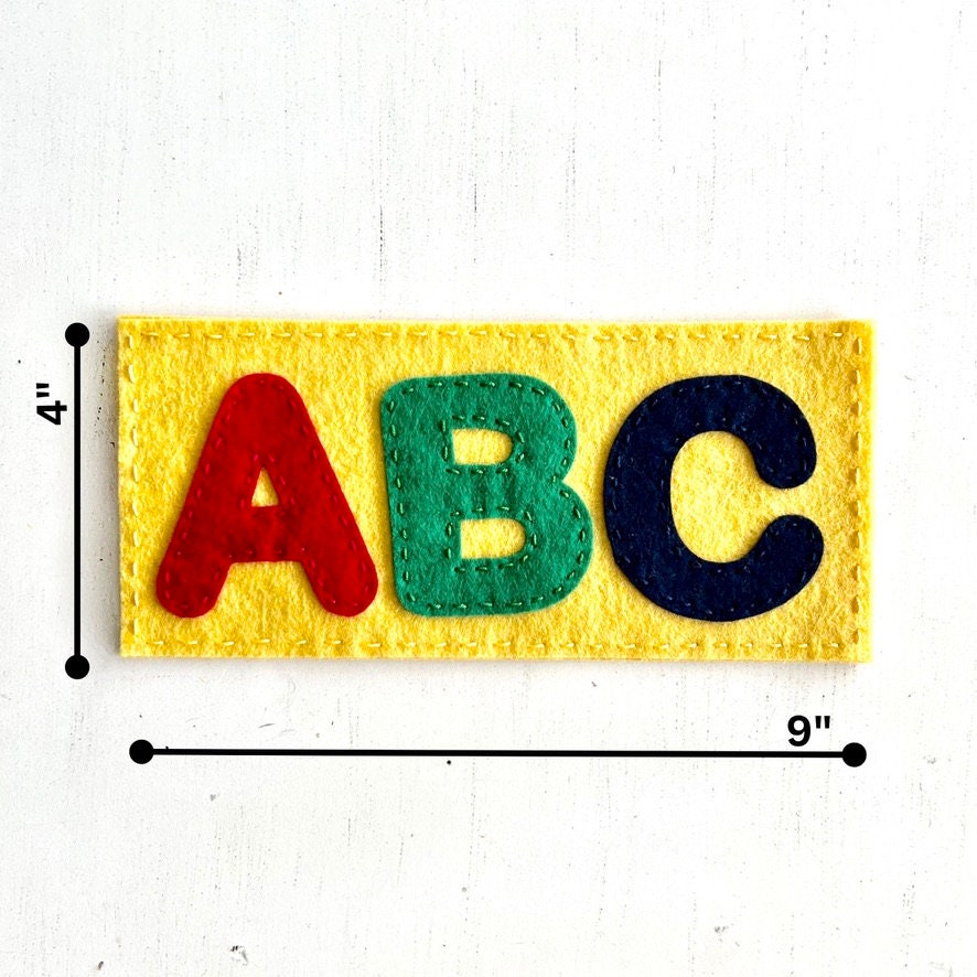 DIY Kit Abc's & 123's Banner, Teacher Gift, Felt Banner, Classroom - Etsy