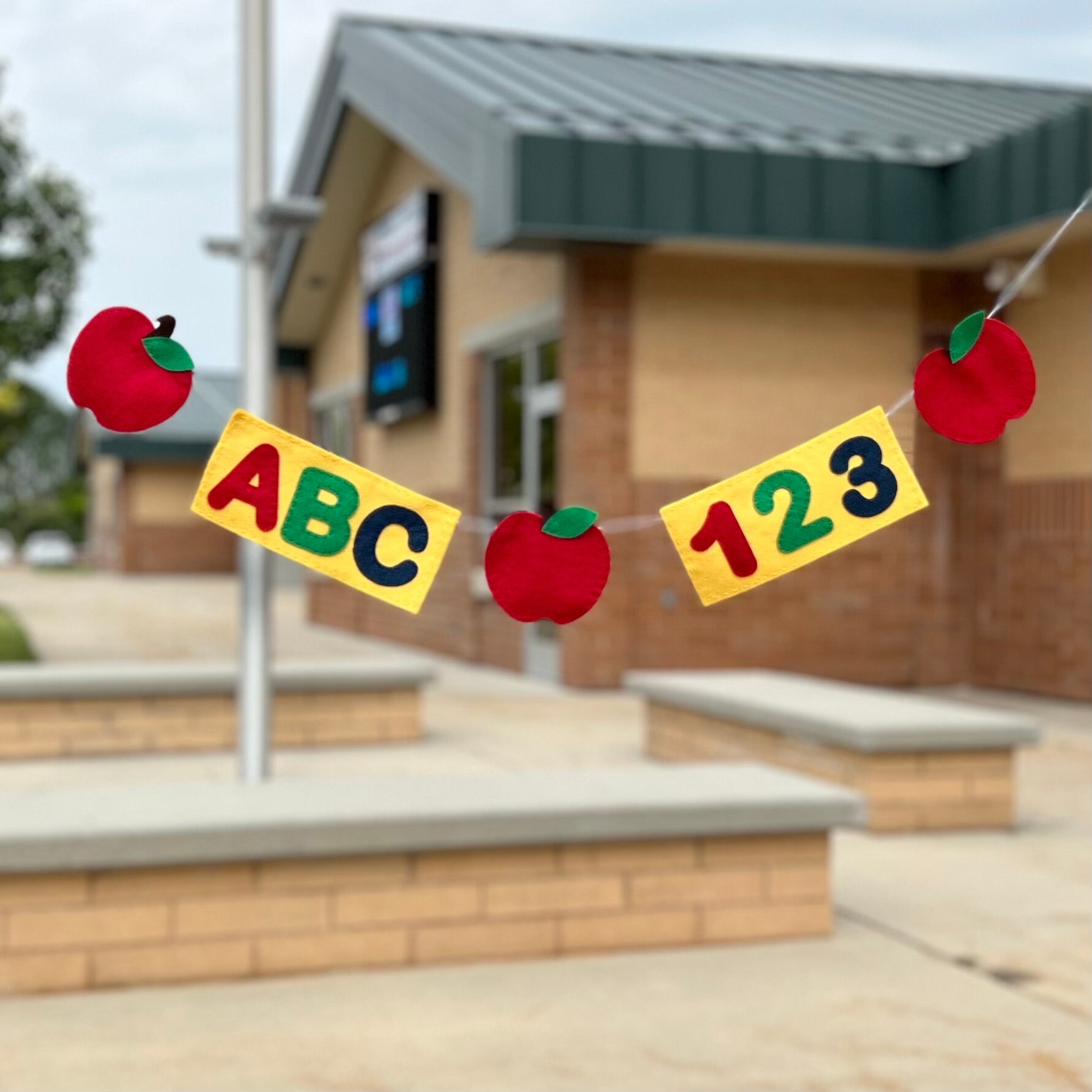 DIY Kit Abc's & 123's Banner, Teacher Gift, Felt Banner, Classroom - Etsy