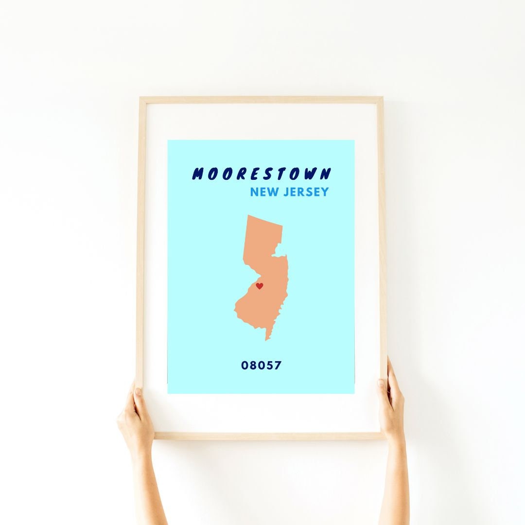 CUSTOM State Preppy Posters Digital Print | Trendy Wall Decor | College ...