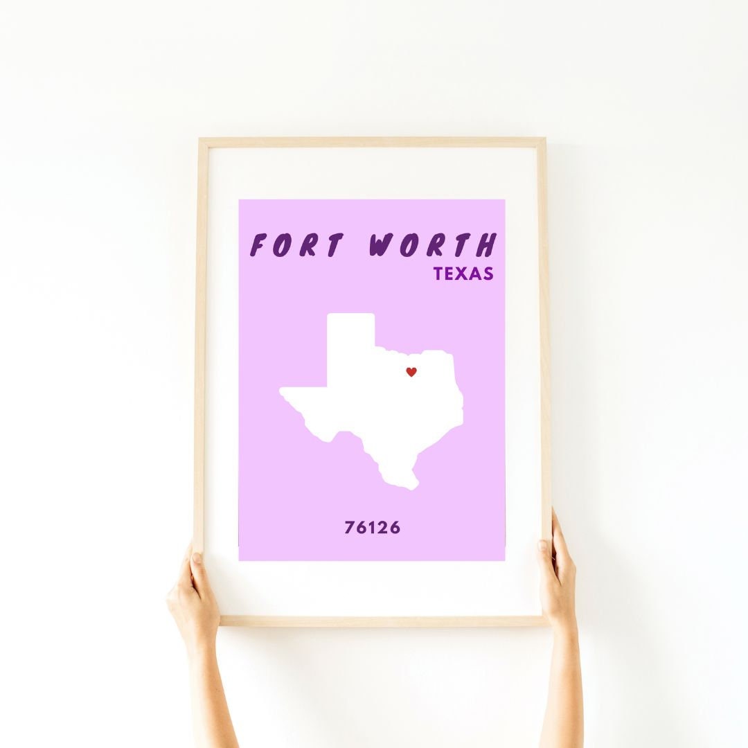 CUSTOM State Preppy Posters Digital Prints | Trendy Wall Decor ...