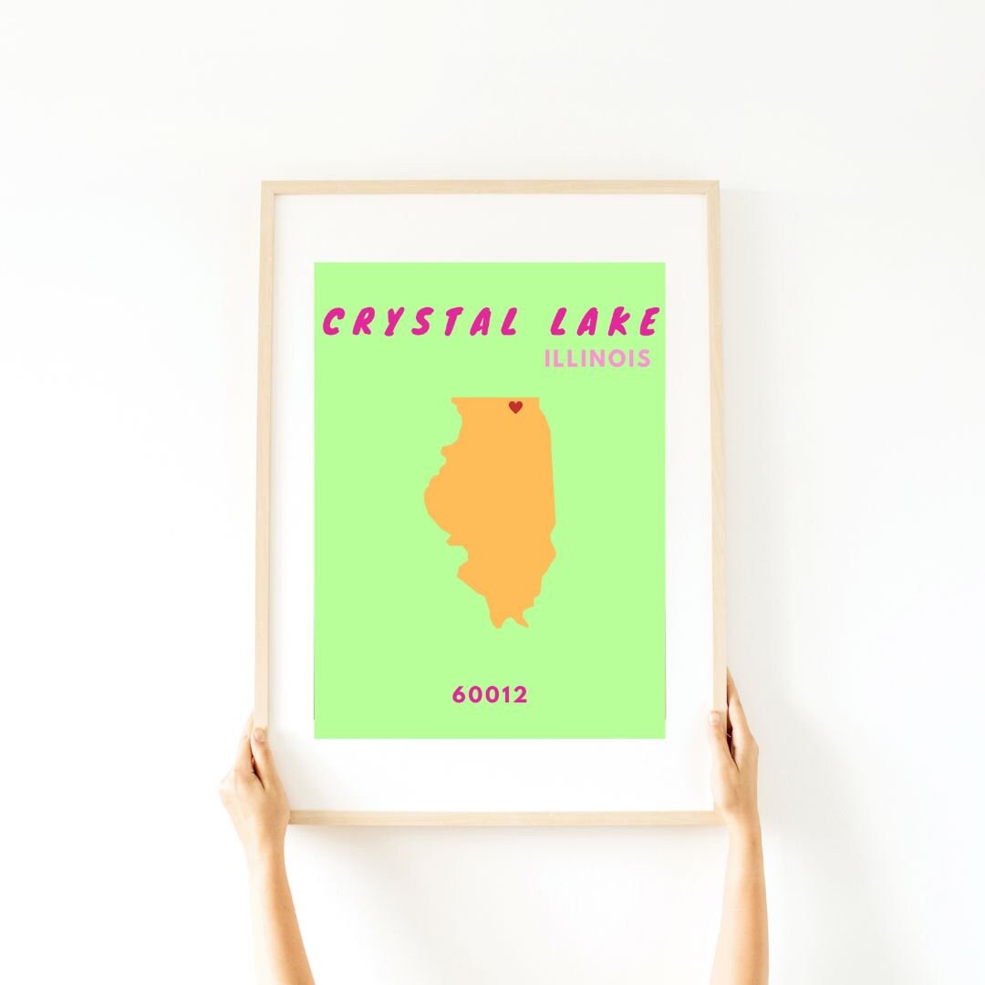 CUSTOM State Preppy Posters Digital Print | Trendy Wall Decor | College ...