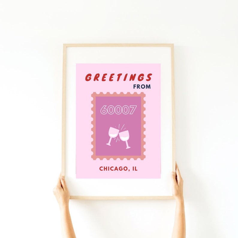 CUSTOM State Preppy Posters Digital Print | Trendy Wall Decor | College ...