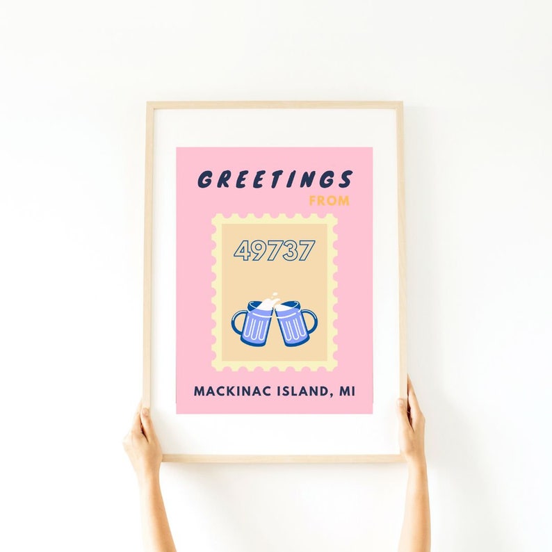 CUSTOM State Preppy Posters Digital Print | Trendy Wall Decor | College ...