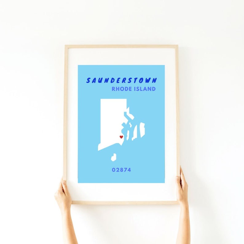 CUSTOM State Preppy Posters Digital Prints | Trendy Wall Decor ...