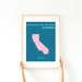 CUSTOM State Preppy Posters Digital Print | Trendy Wall Decor | College ...