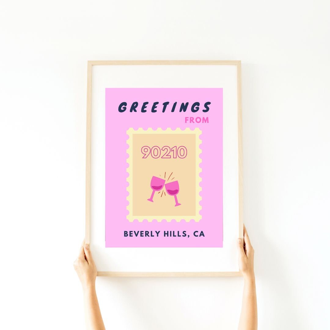 CUSTOM State Preppy Posters Digital Print | Trendy Wall Decor | College ...