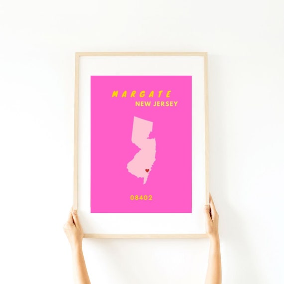 CUSTOM State Preppy Posters Digital Print Trendy Wall Decor - Etsy
