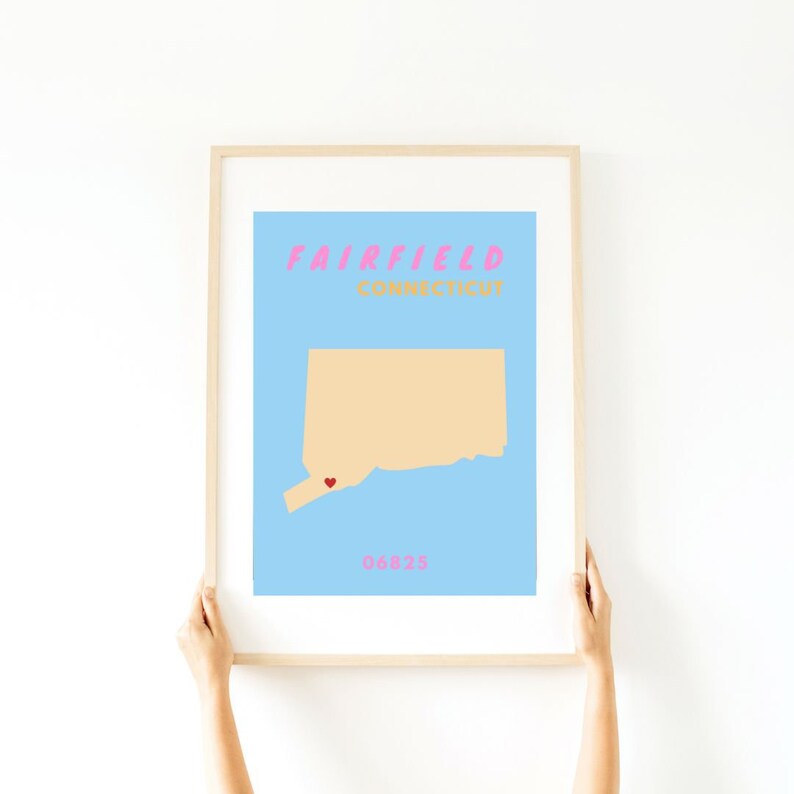 CUSTOM State Preppy Posters Digital Print | Trendy Wall Decor | College ...