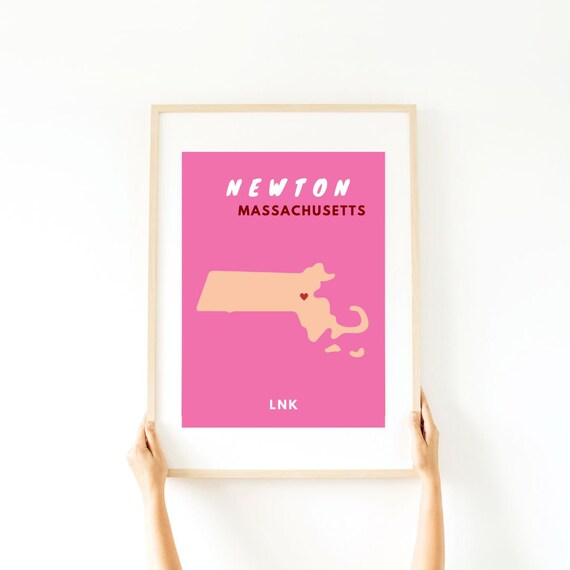 CUSTOM State Preppy Posters Digital Print Trendy Wall Decor - Etsy