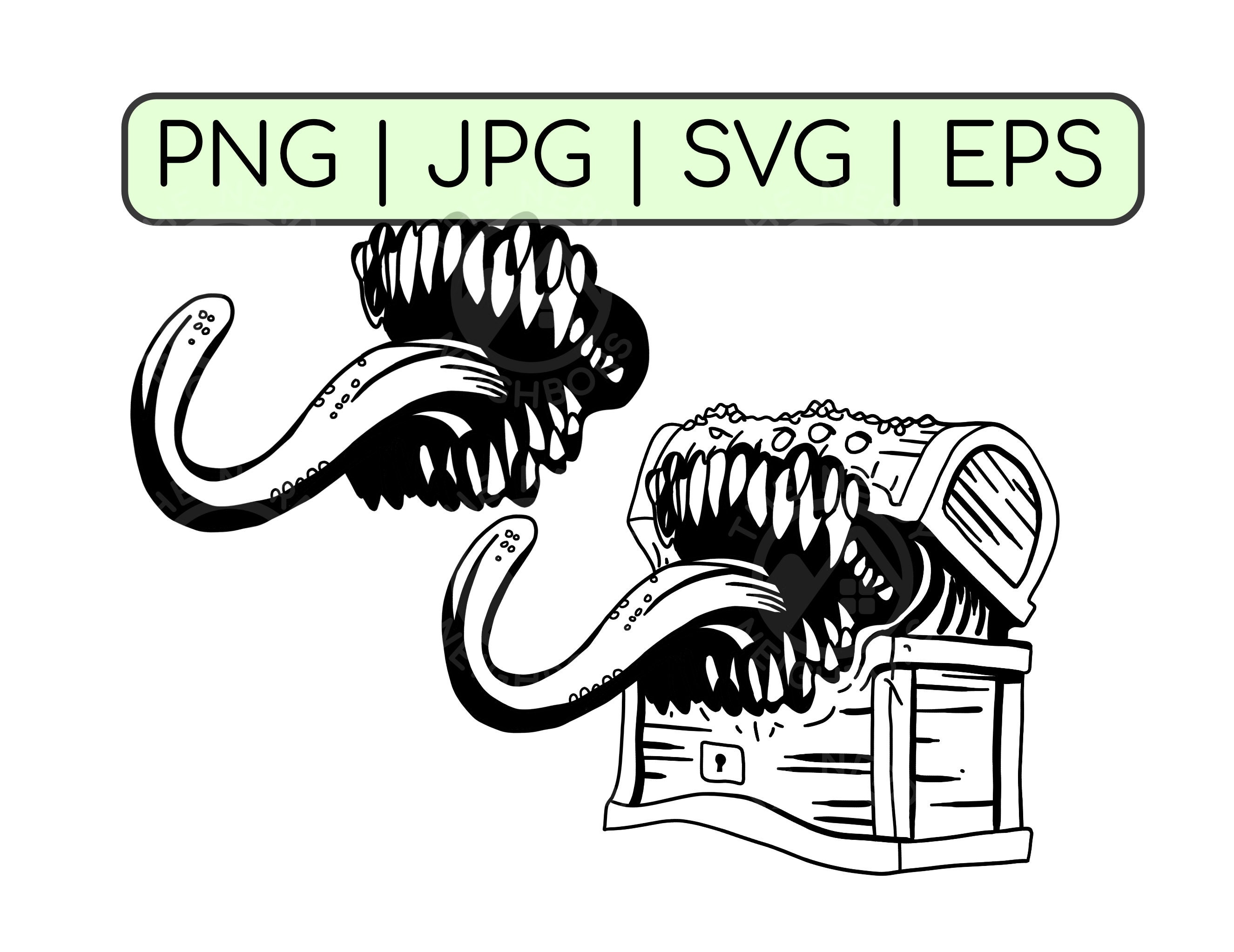 D&D Mimic Set Clipart PNG SVG EPS Jpg - Etsy UK