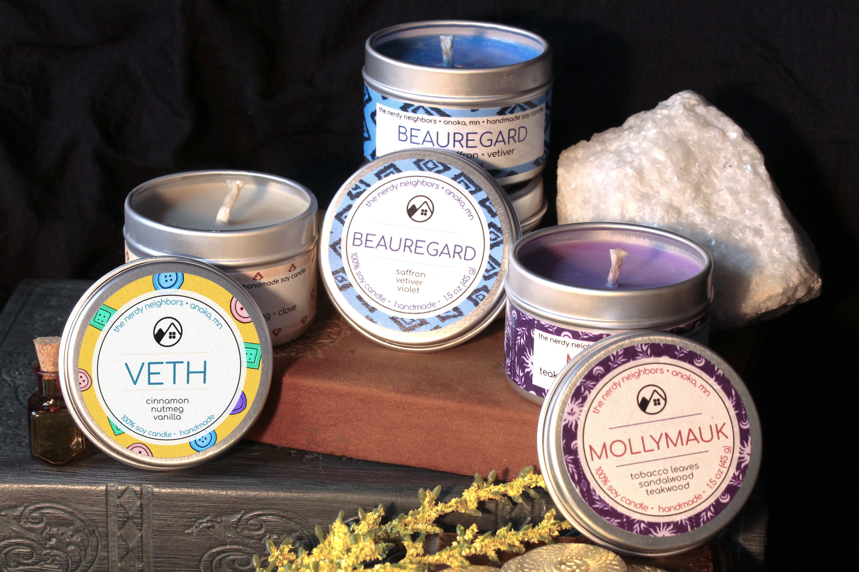 Mighty Nein Candles Handmade Critical Role Campaign 2 - Etsy