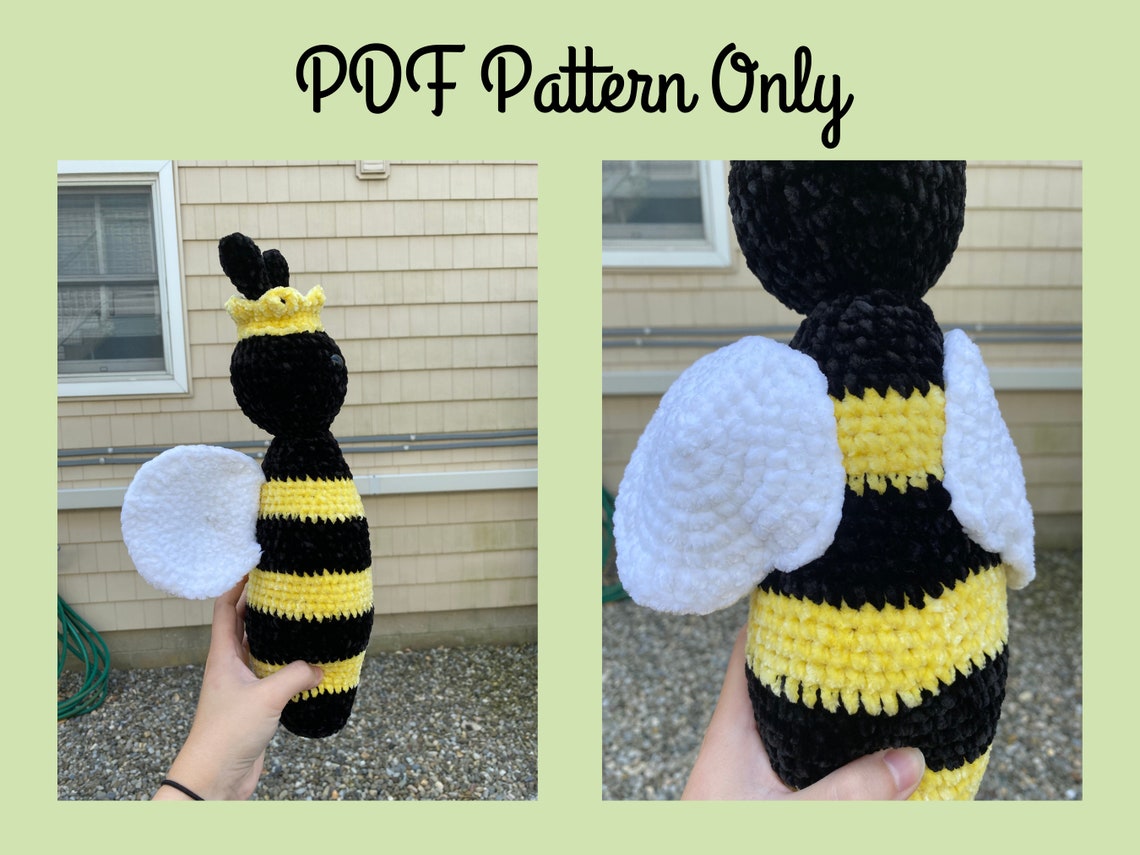 PDF Pattern: Amigurumi Queen Bee Crochet Pattern - Etsy