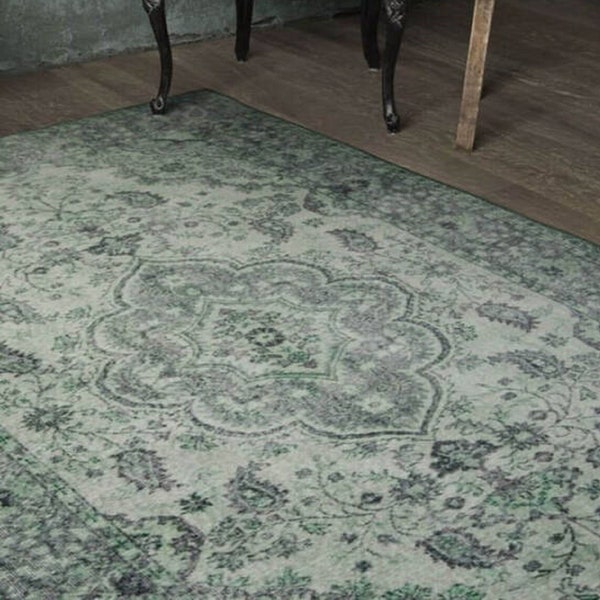 Sage Green Throw Rug - Etsy