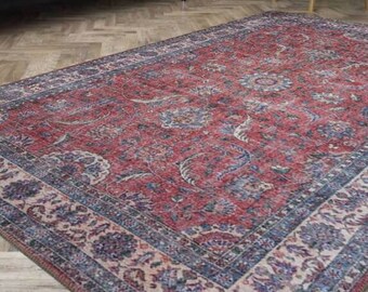 Red 8x10 Persian Rug - Etsy