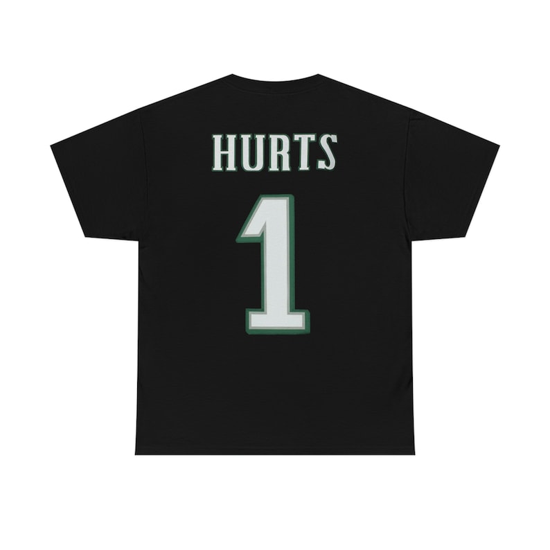 Jalen Hurts Number 1 Fan Front & Back Tshirt Philly Sports - Etsy