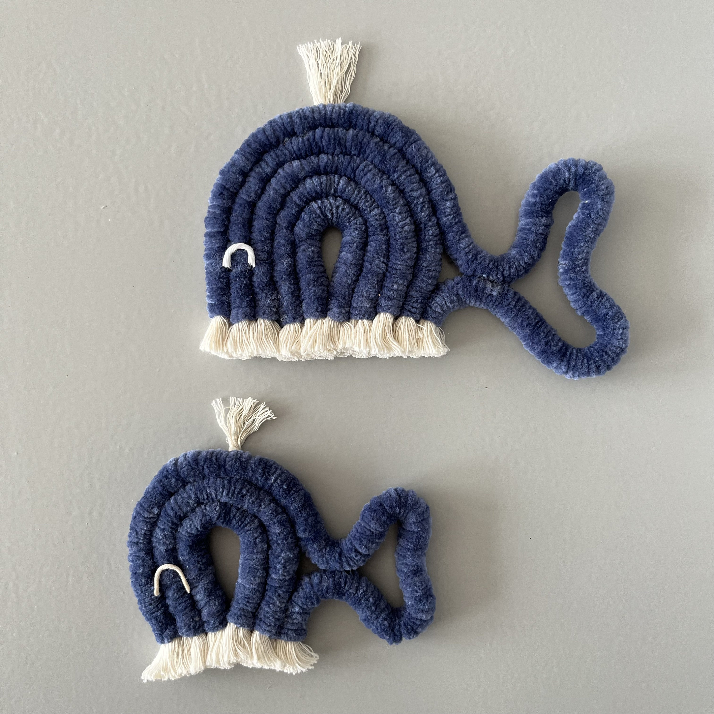 Whale Wall Hanging / Whale Nursery Decor / Macrame Wall - Etsy