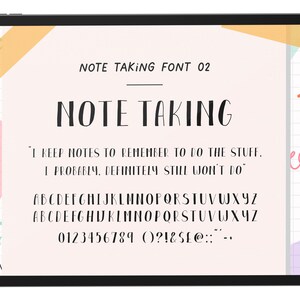 Fonts, Note Taking Fonts, Goodnotes Fonts, Procreate Fonts, Canva Fonts ...