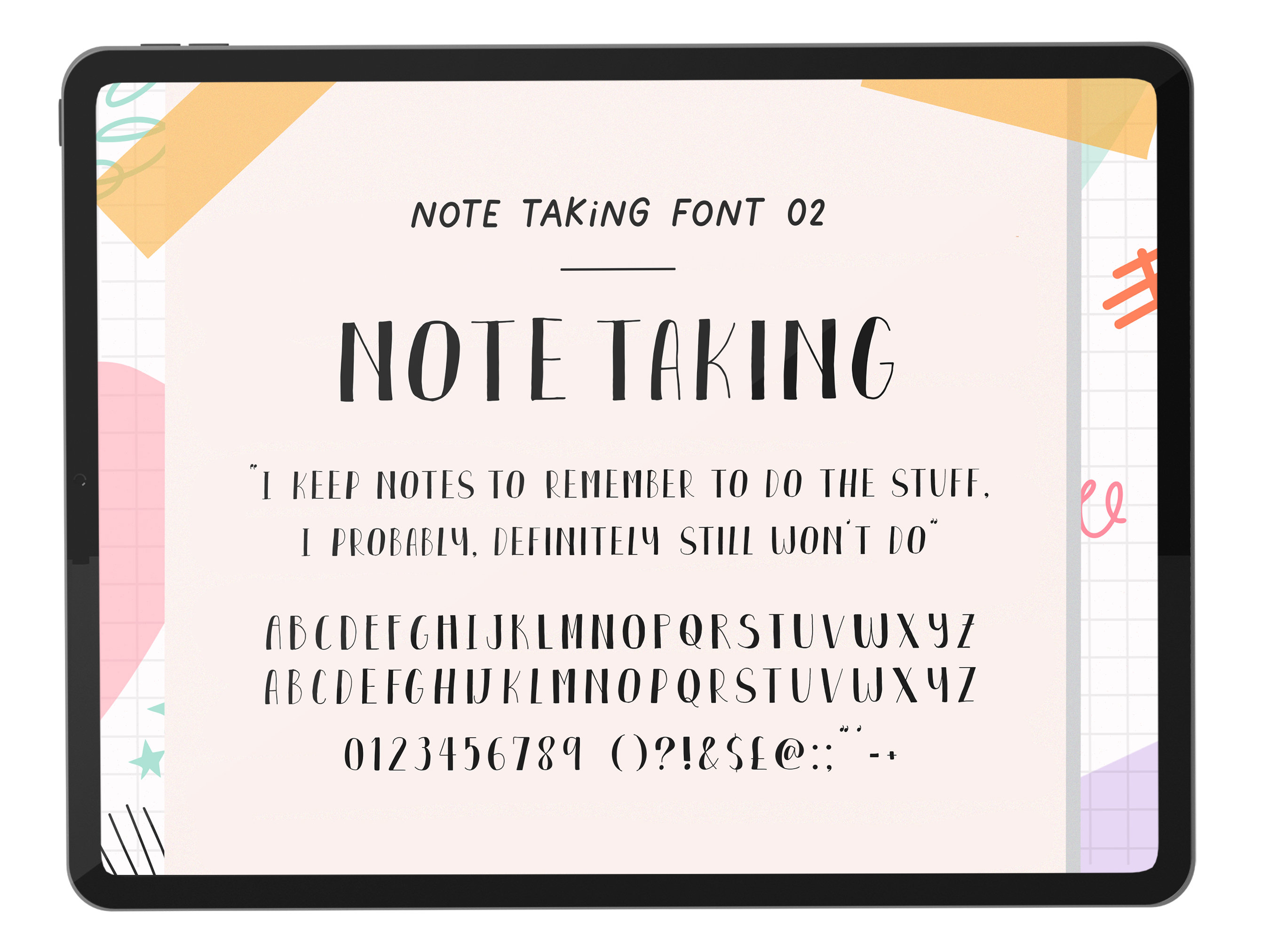 Fonts, Note Taking Fonts, Goodnotes Fonts, Procreate Fonts, Canva Fonts ...