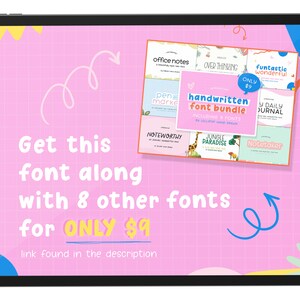 Fonts Commercial Use Fonts Fun Fonts Kids Fonts Craft - Etsy