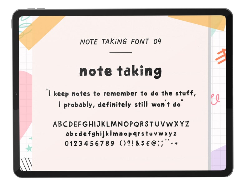 Fonts, Note Taking Fonts, Goodnotes Fonts, Procreate Fonts, Canva Fonts ...
