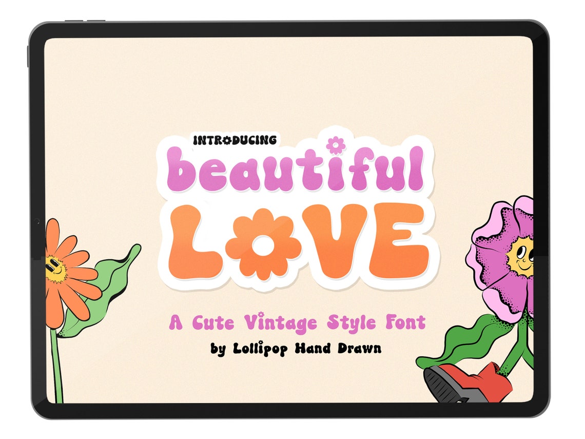 Fonts, Retro Fonts, Vintage Fonts, 60's Fonts, Groovy Fonts, Cricut ...