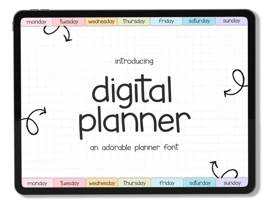 Fonts, Digital Planner Fonts, Goodnotes Fonts, Note Fonts, Note Taking ...