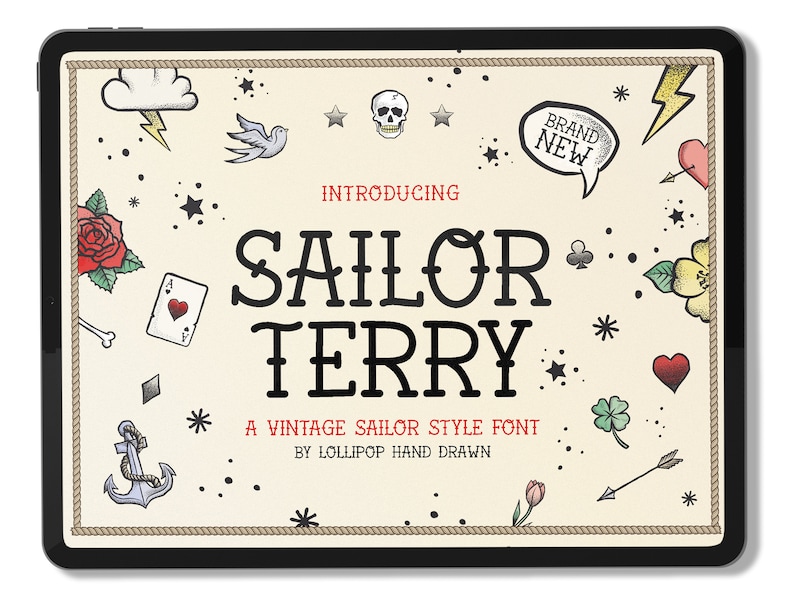 Fonts, Sailor Fonts, Tattoo Fonts, Vintage Fonts, Old School Fonts ...