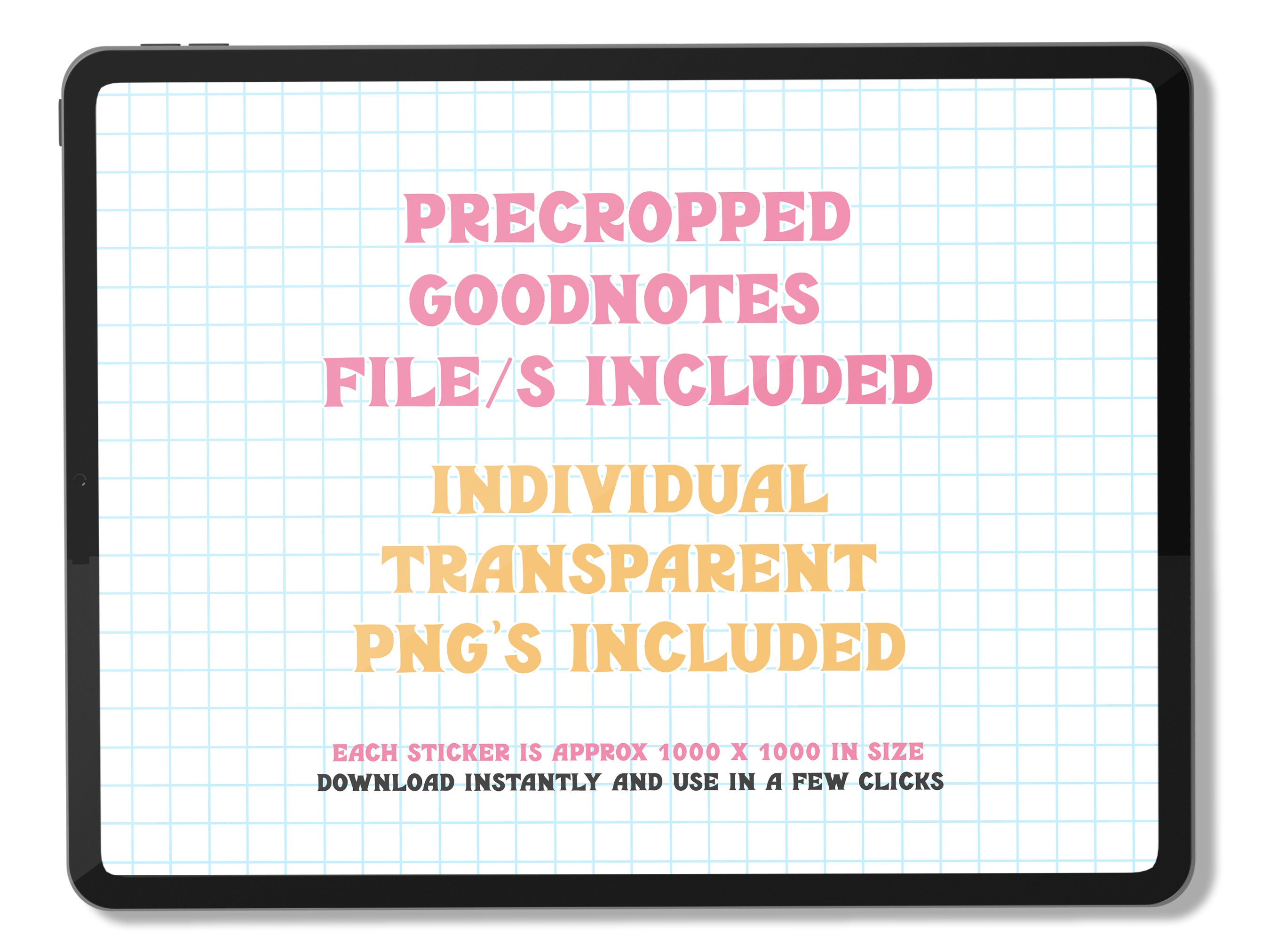 Goodnotes Stickers Digital Stickers for Planners Digital - Etsy