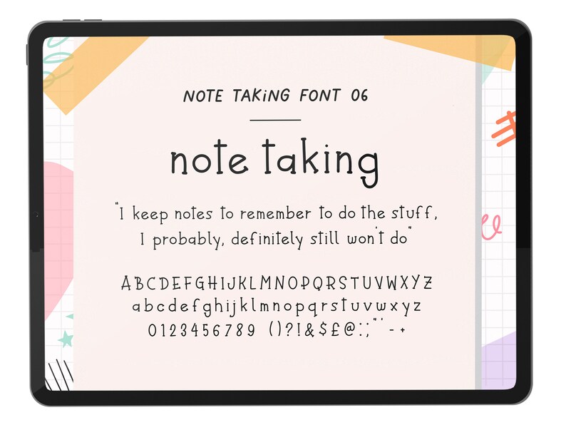 Fonts, Note Taking Fonts, Goodnotes Fonts, Procreate Fonts, Canva Fonts ...