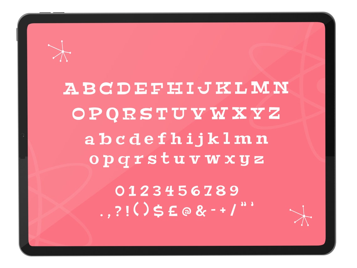 Fonts, Vintage Fonts, Retro Fonts, 1950s Fonts, 1960's Fonts, Mid ...