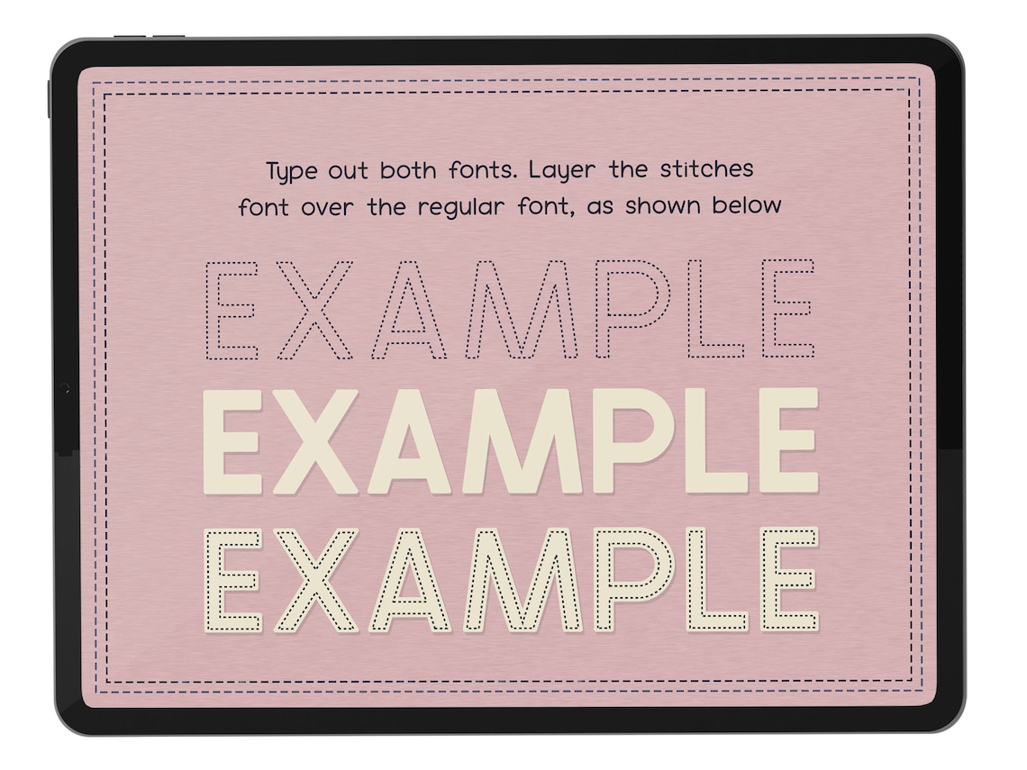 Fonts, Stitched Fonts, Sewing Fonts, Craft Fonts, Cricut Fonts ...
