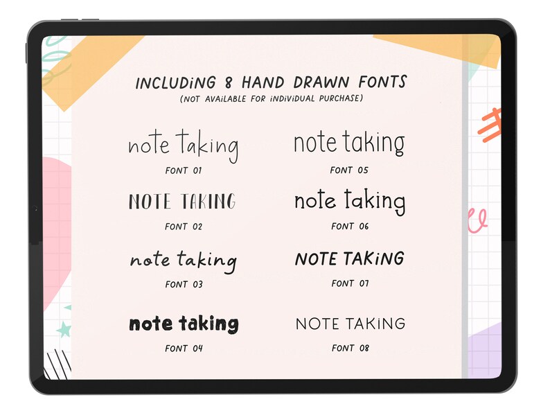 Fonts, Note Taking Fonts, Goodnotes Fonts, Procreate Fonts, Canva Fonts ...