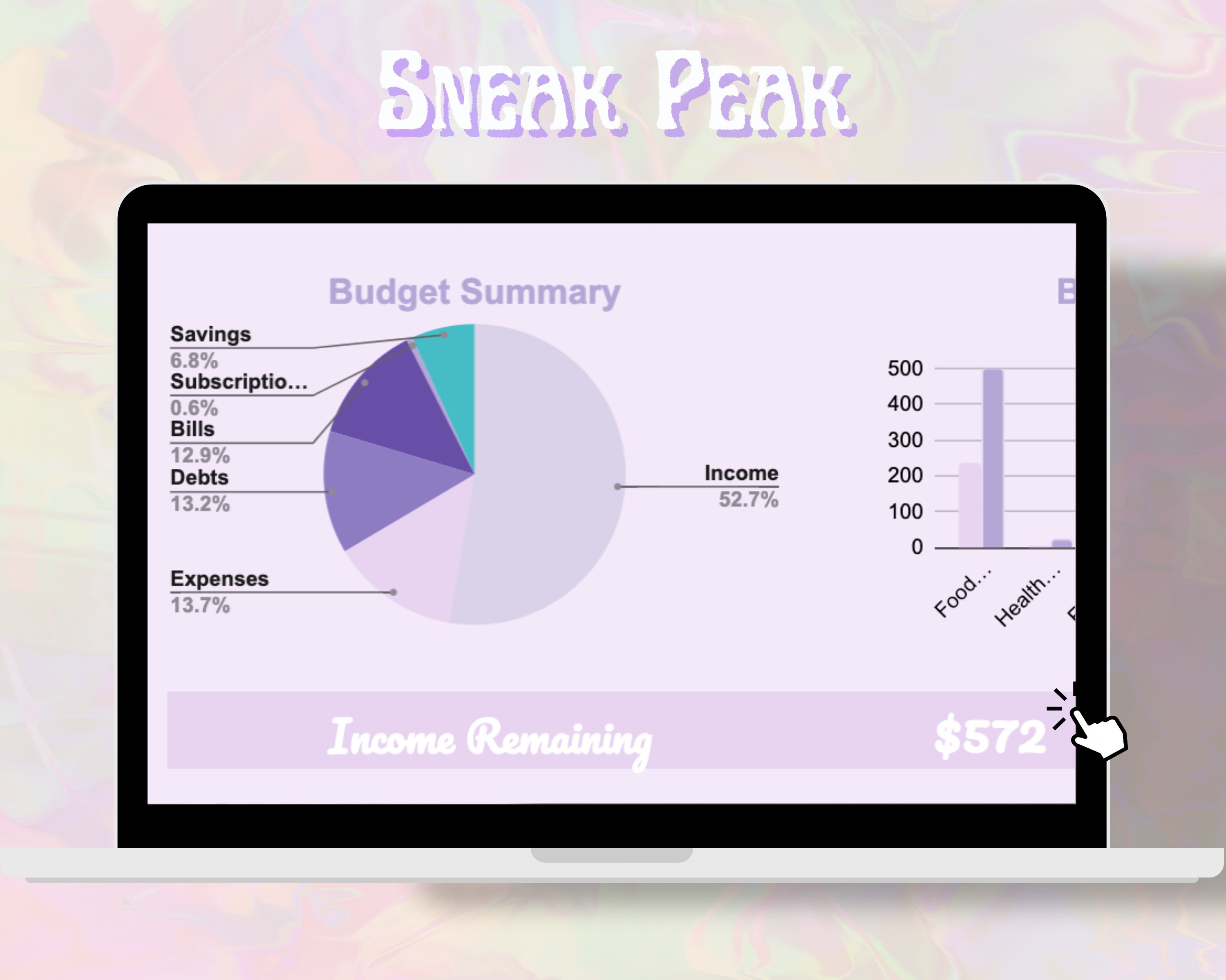 Budget Spreadsheet Template Etsy