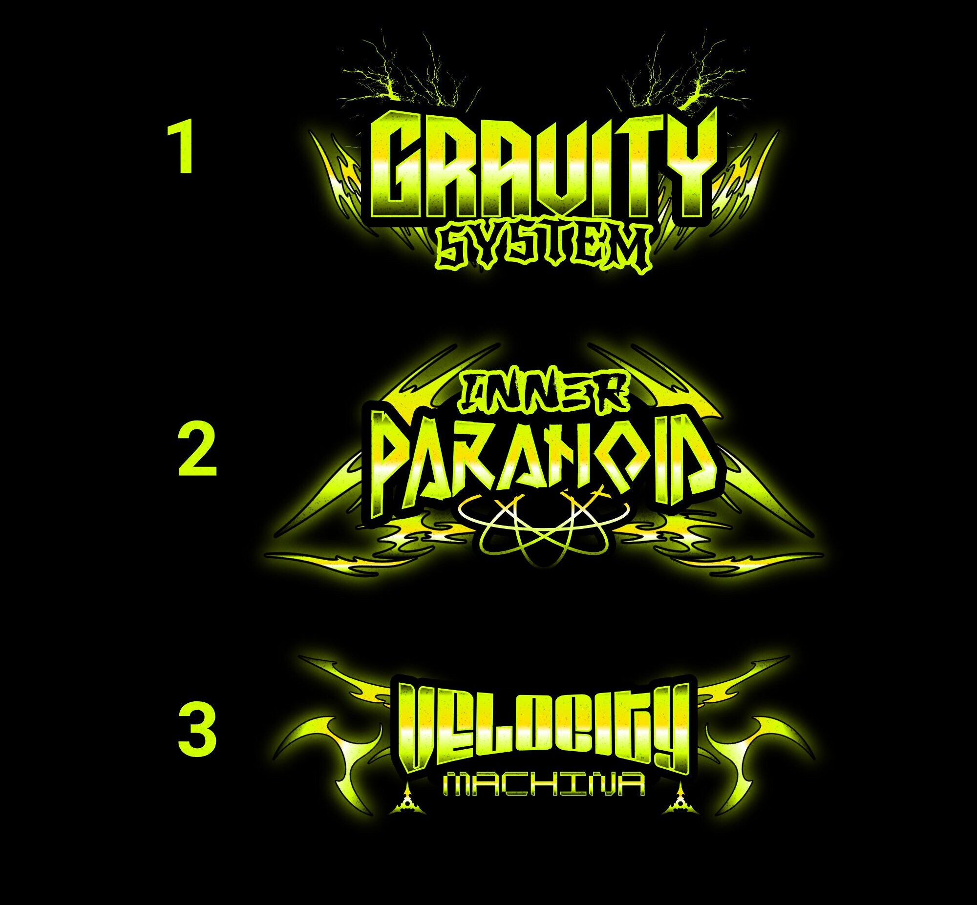 Tribal Chrome Text Style Logo , Custom Digital Y2K Logo,2000s Digital ...