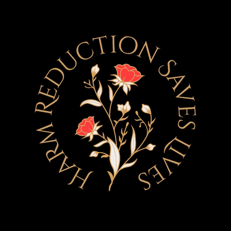 Harm Reduction Saves Lives Floral Vibe Flower PNG,SVG - Etsy