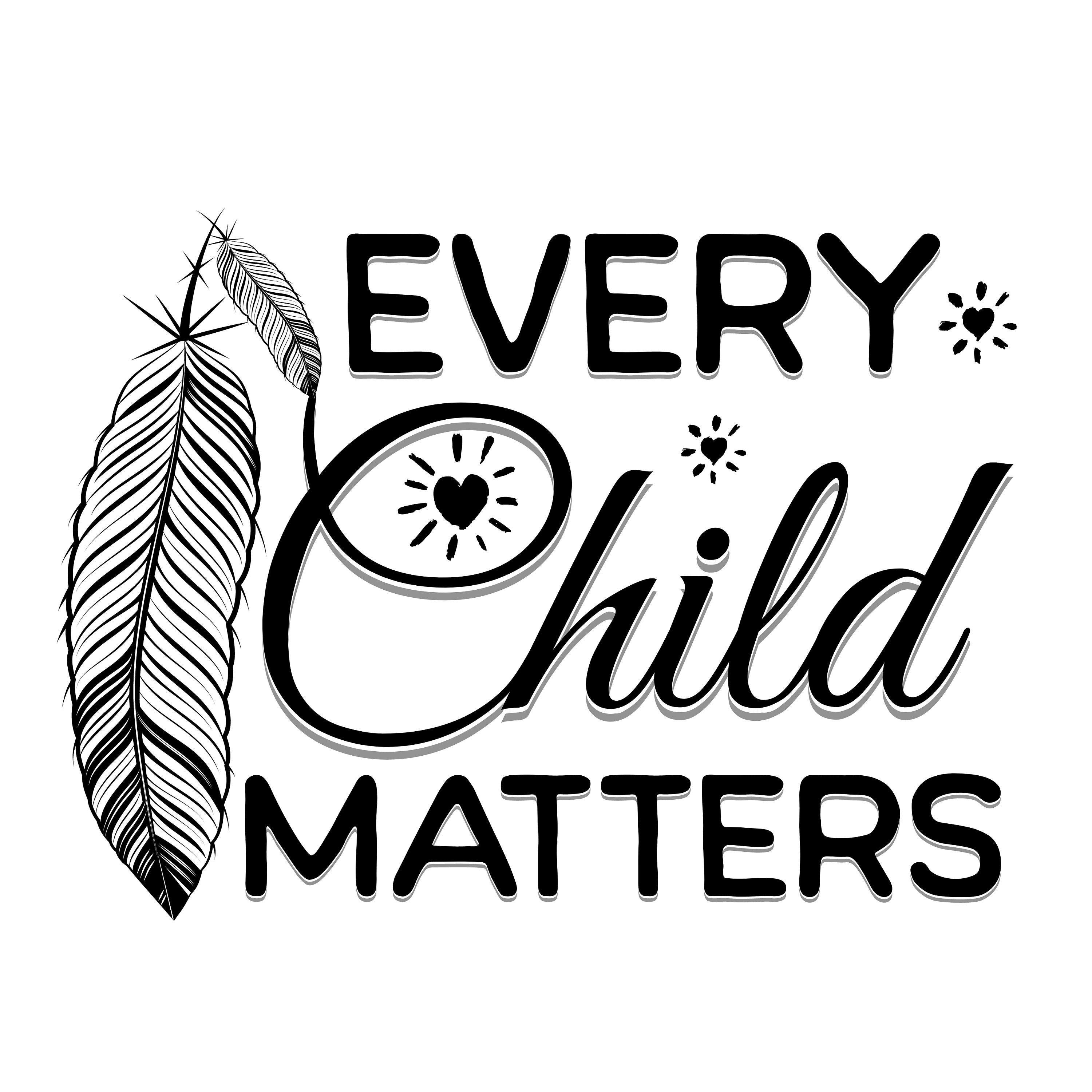 Every Child Matters Feather and Handprint PNG File With Transparent ...