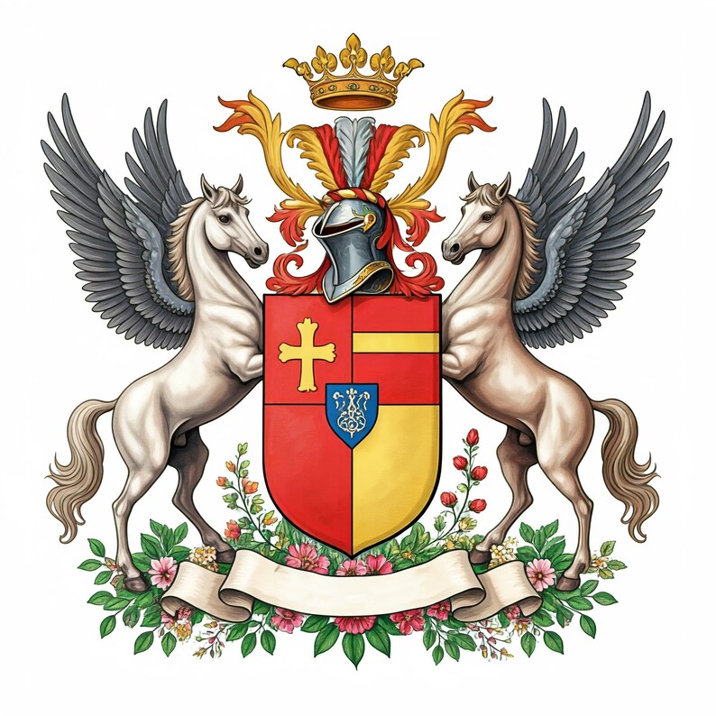 Design Your Custom Family Crest | Personalized Coat of Arms | Unique ...