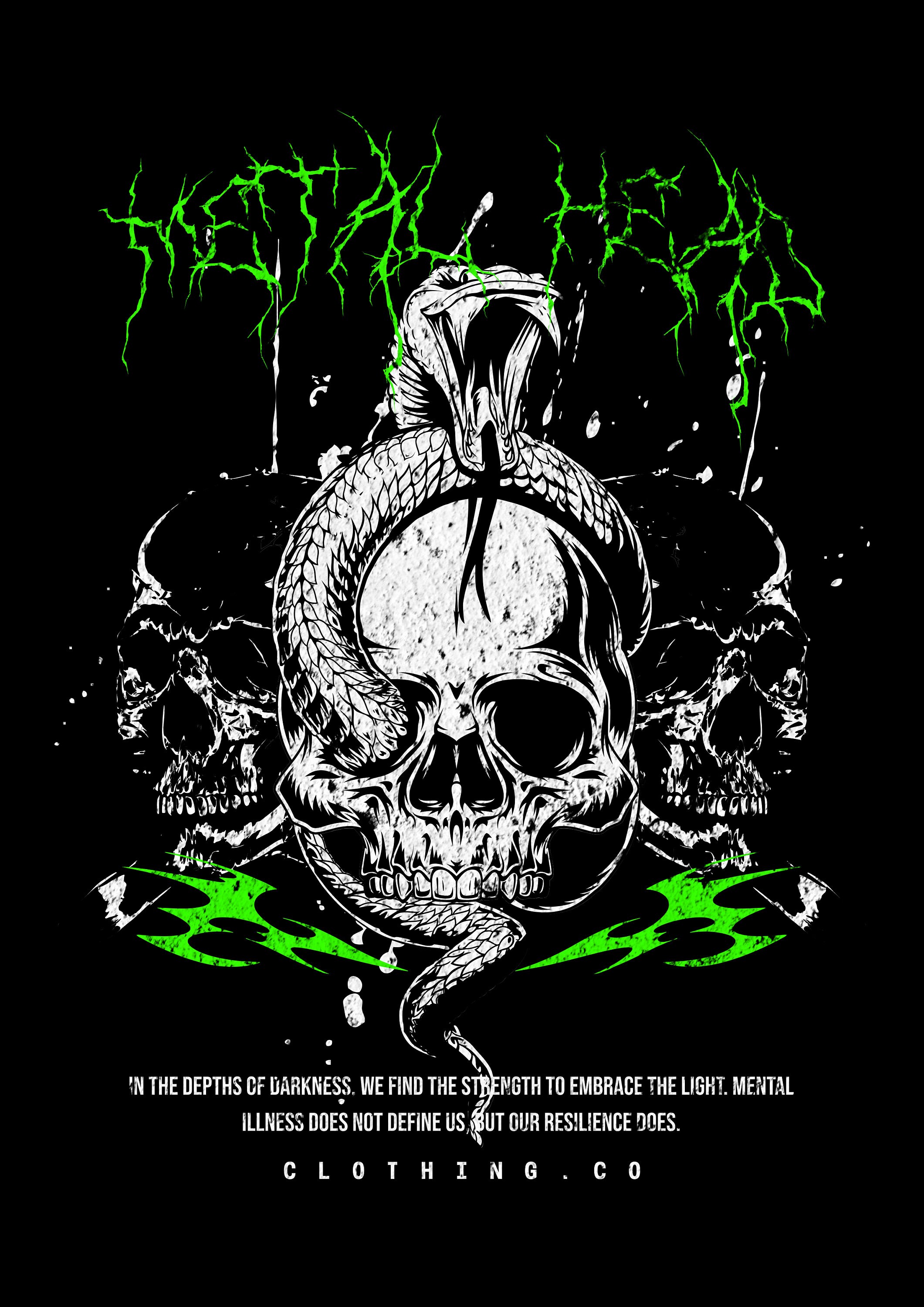 Custom Heavy Metal Logo Design Custom for Business, Skull, Band Merch ...