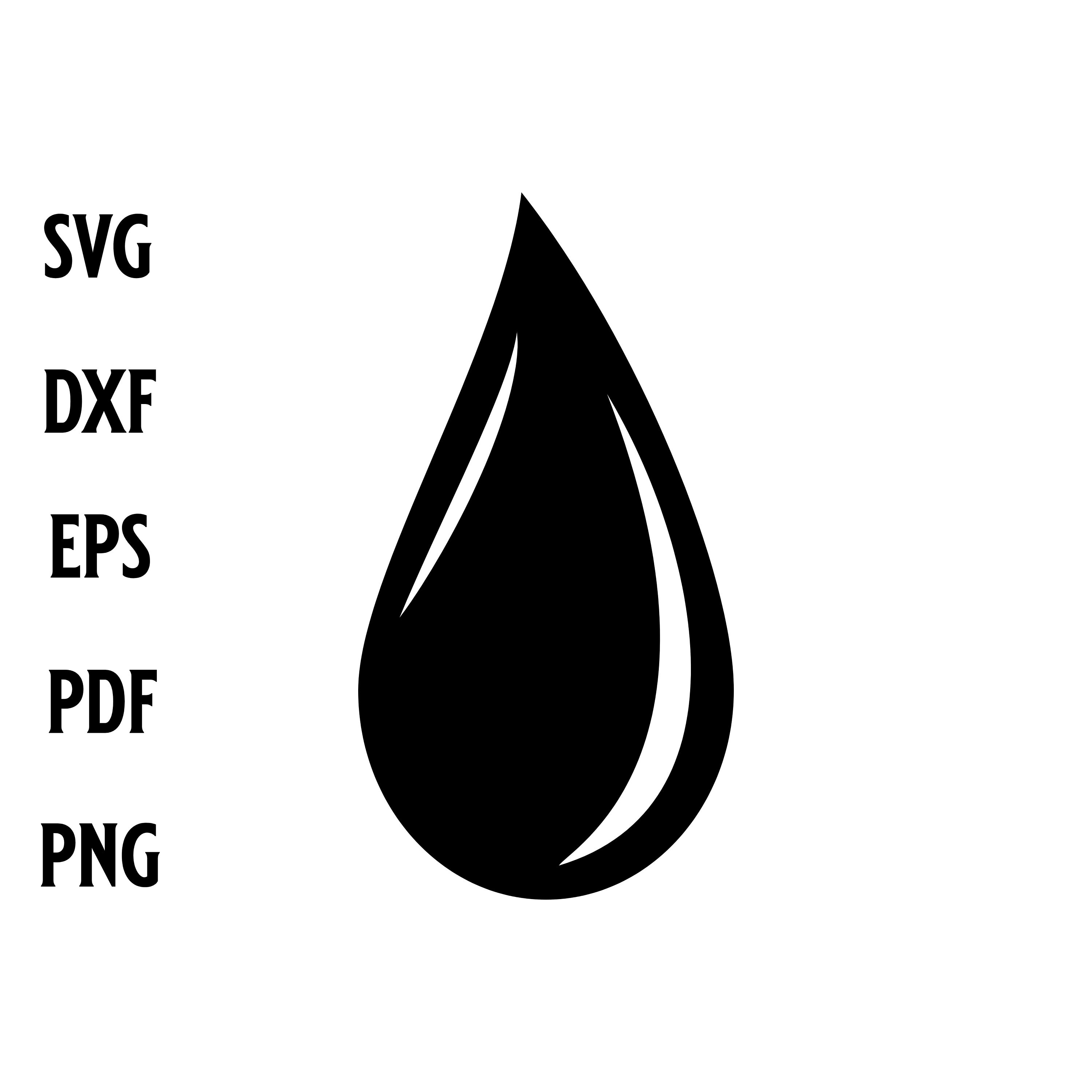 Drop. Files Prepared for Cricut. SVG Clip Art. Digital File Available ...