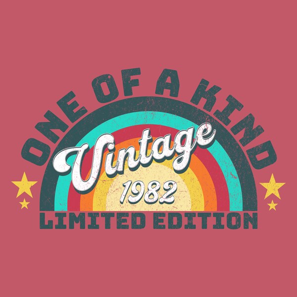 Vintage 1982 Png - Etsy