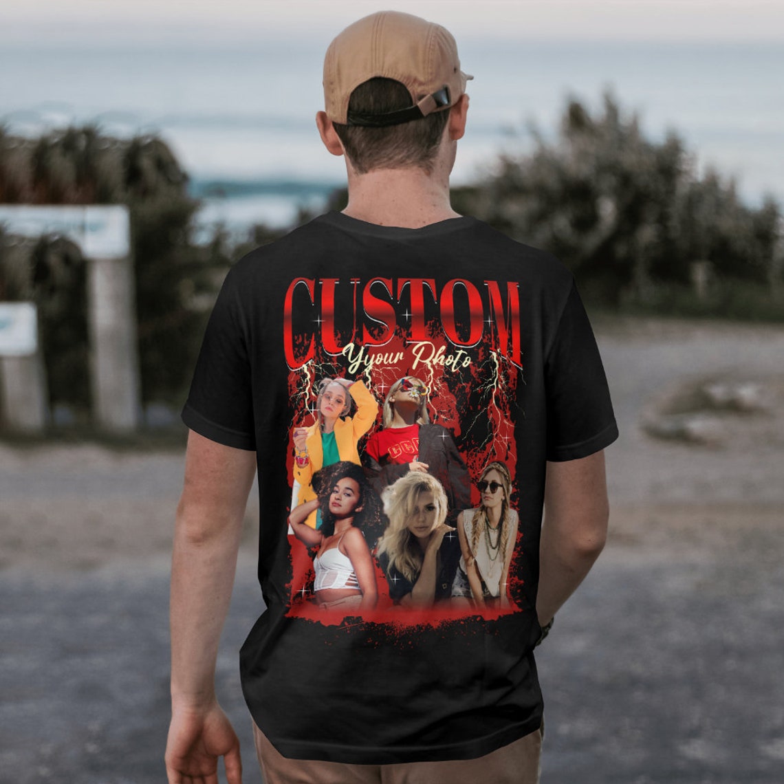 Custom Bootleg Design PNG Custom Photo Png Vintage Graphic 90s Png T ...