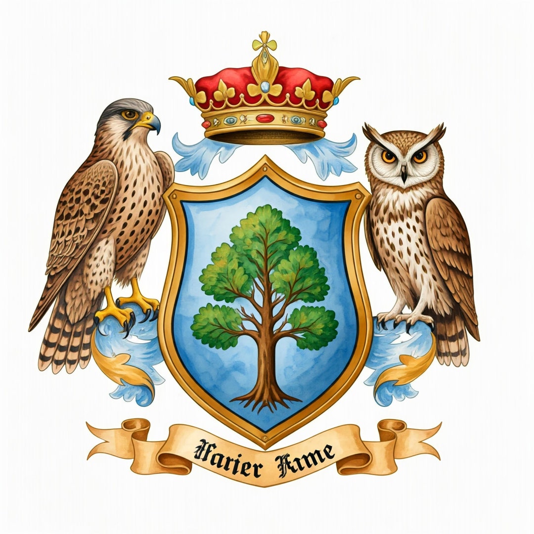 Design Your Custom Family Crest | Personalized Coat of Arms | Unique ...