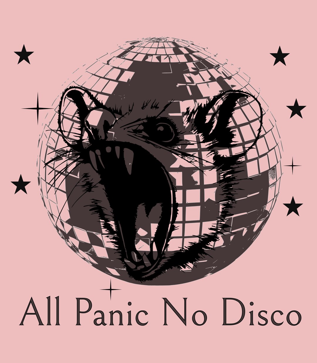 All Panic No Disco, Disco Ball Png, Opanic Party Possum All Panic No ...