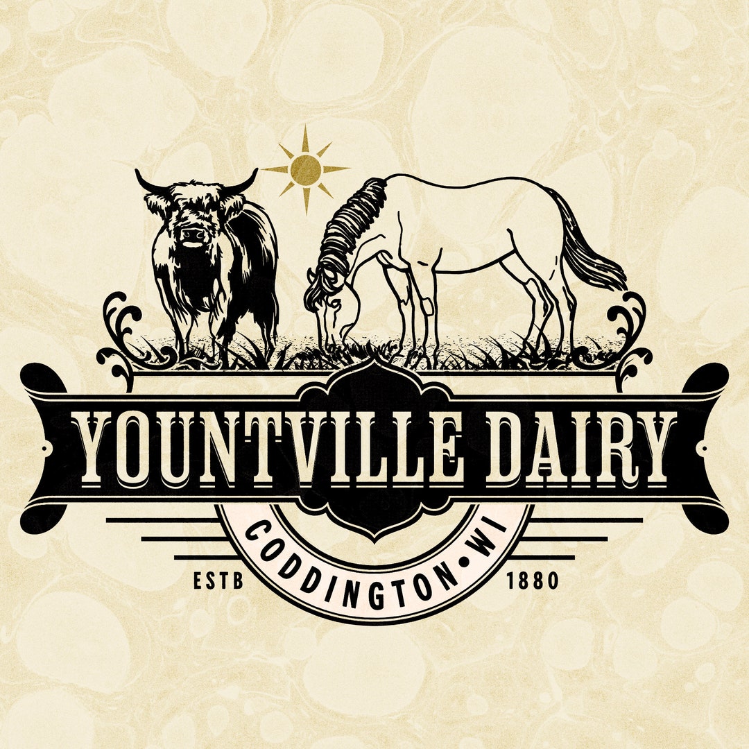 Farm & Dairy Logo Design - Custom Logo Design - Farm Branding Package ...