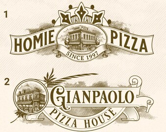 Custom Logo Designs ,professional Logo Designer Victorian Style Logo Boutique Logo Design ...