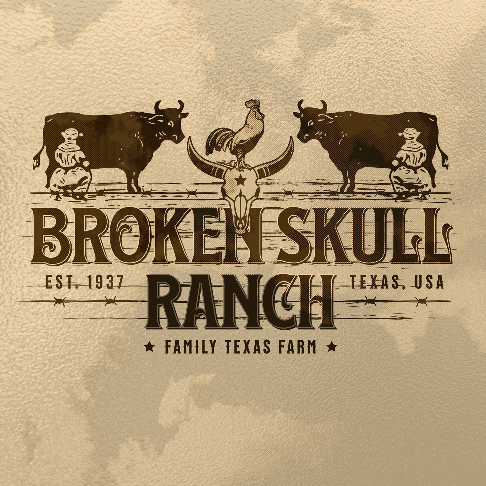 Custom Logo Design Suite, Western Logo Design, Ranch Logo Design - Etsy