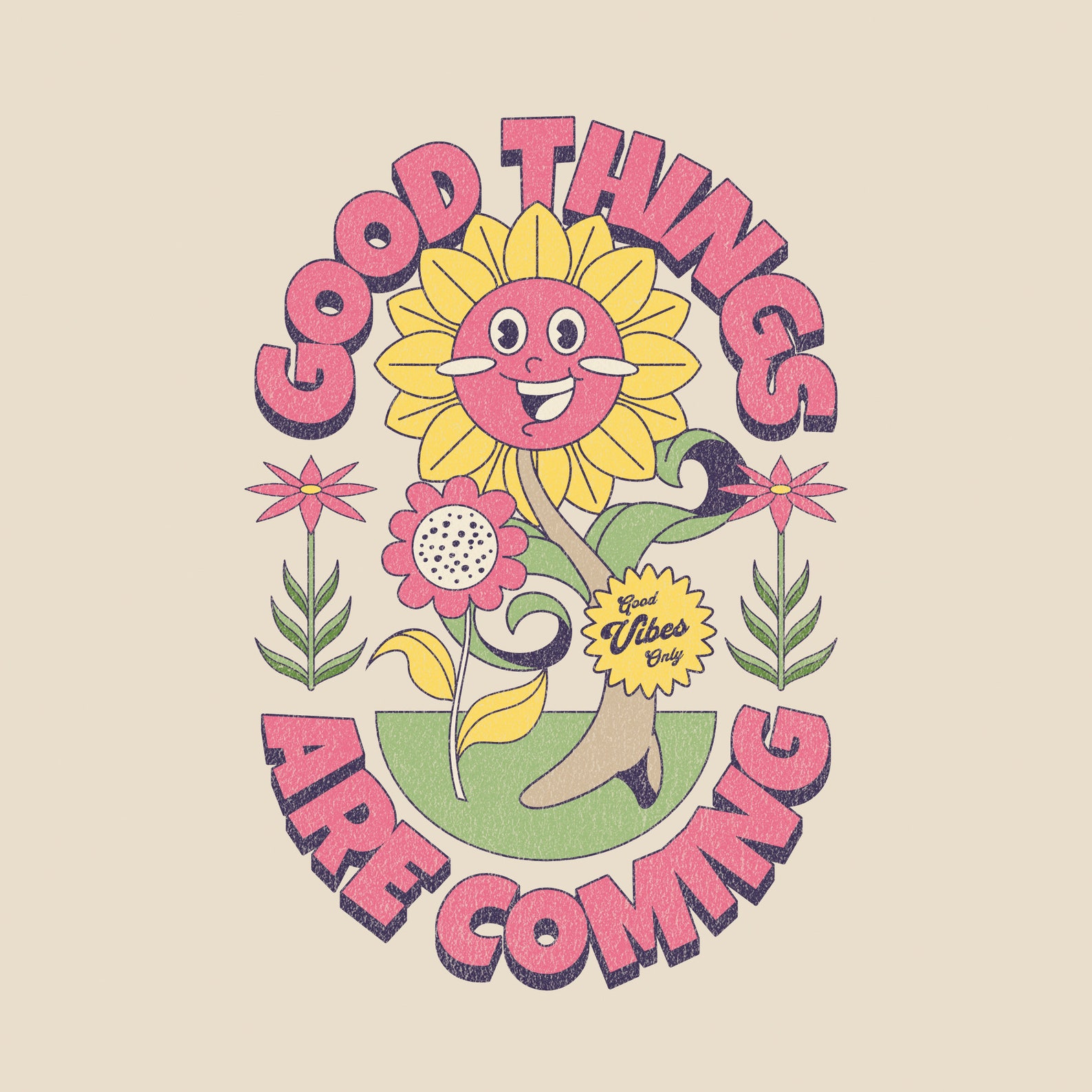 Good Things Are Coming Png ,positive Quote Png, Hippie Png, Retro Png ...