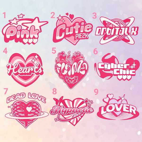 Y2k Logo Fonts - Etsy UK