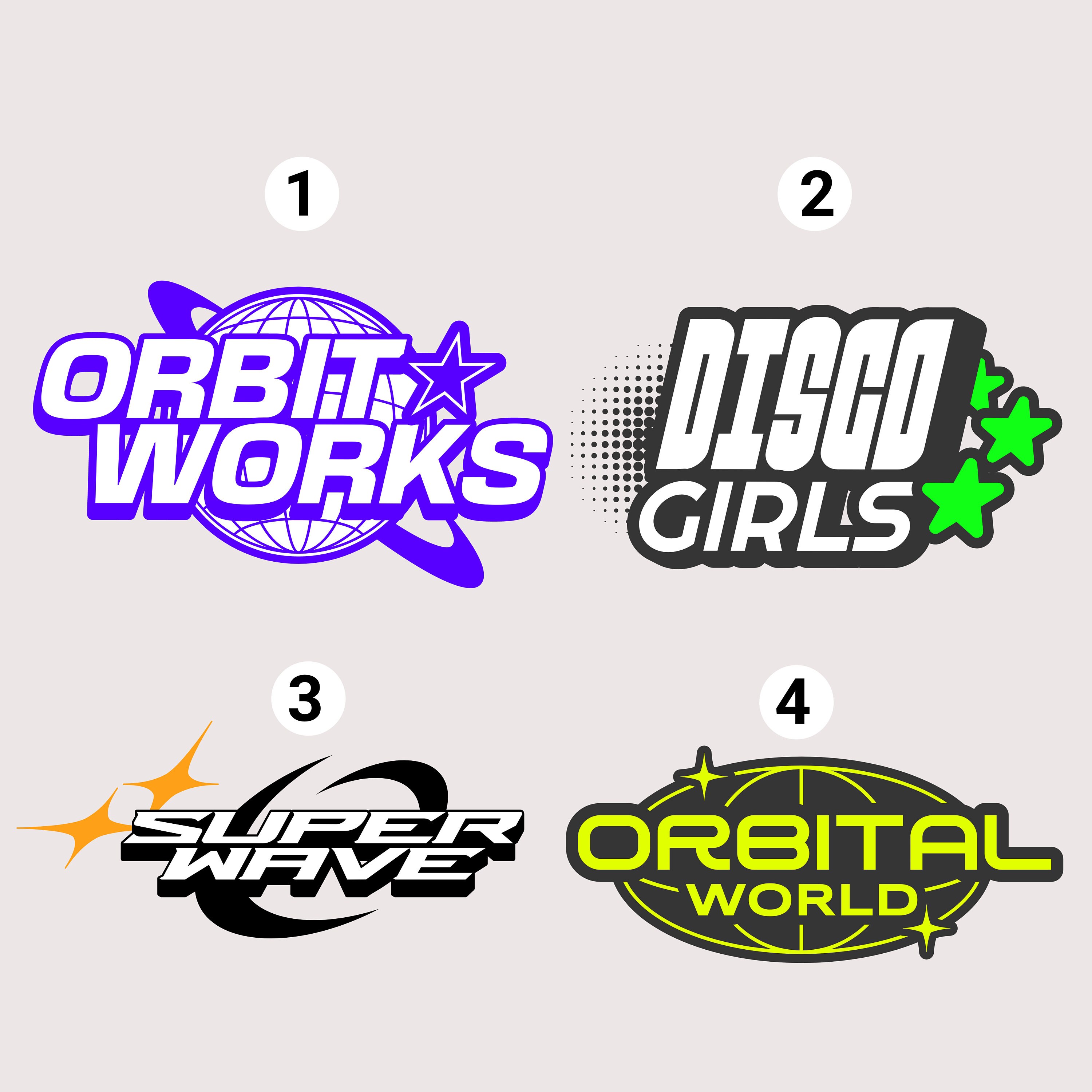 Custom Digital Y2K Logo/ 15 Logo - Etsy